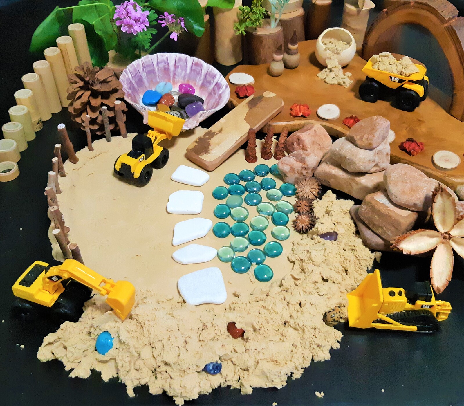 Sensory Cotton Sand - Educational Colours